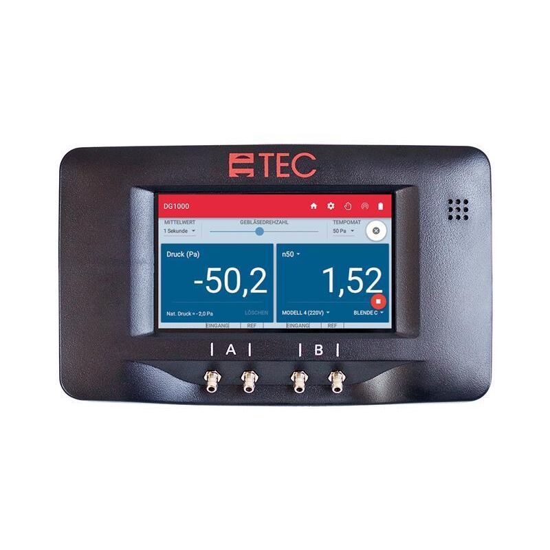 Digitales Druckmessgerät DG-700 Gebäudeanalyse Luftdichtheit BlowerDo ...